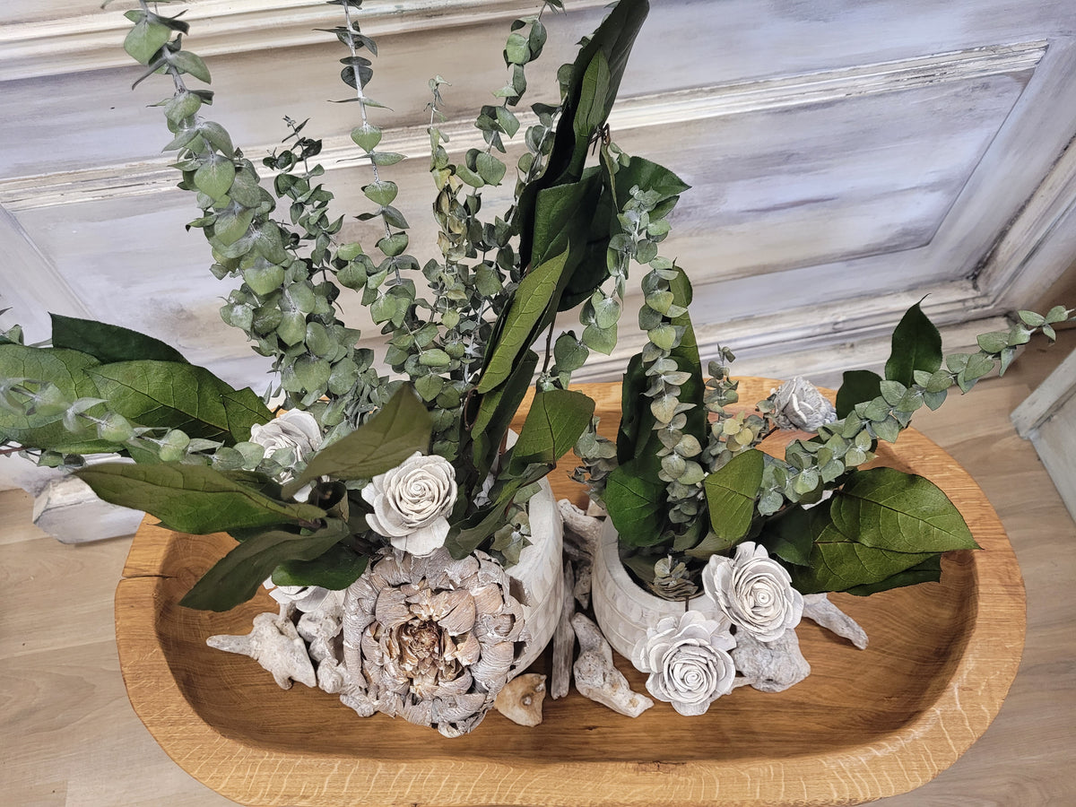 Solid Ash Dough Bowl – Vintage Feather