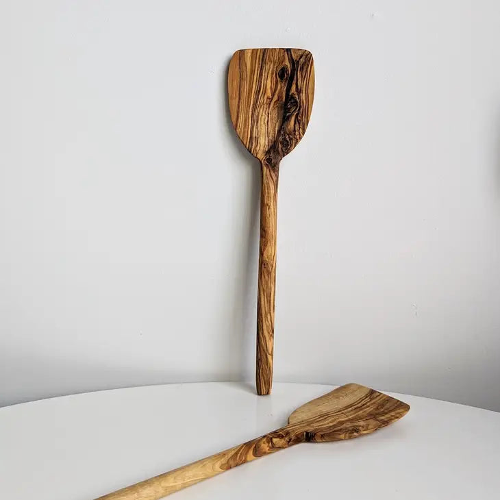 Olive Wood Pancake Spatula – Vintage Feather